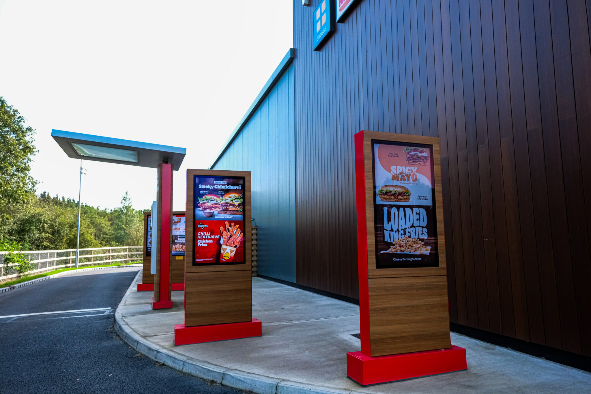 Audio visual displays elevate the Burger King franchise nationwide